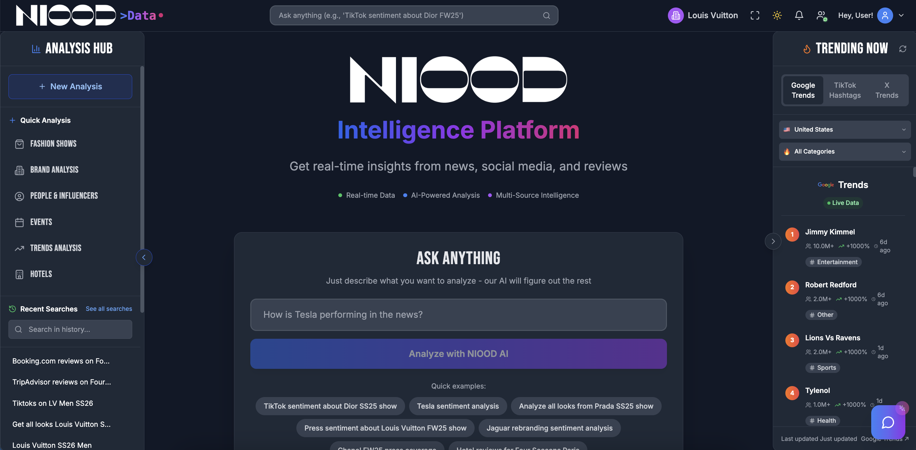 NIOOD - AI-Powered News Intelligence Platform